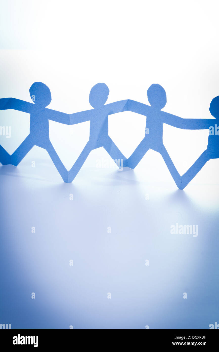 Paper men cutout hi-res stock photography and images - Alamy