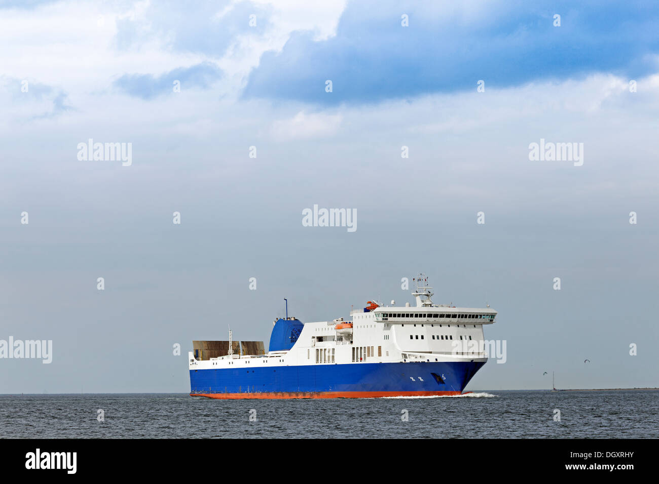 Ferry on the Baltic Sea near Kiel, Germany Stock Photo - Alamy