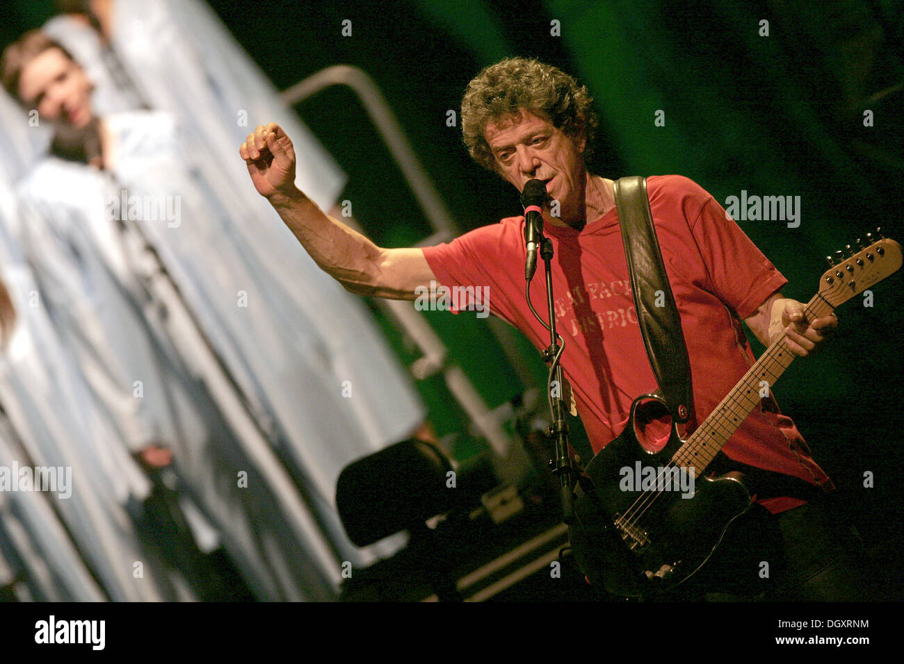 FILE PIX: Munich, Germany. 03rd July, 2008. US singer Lou Reed performs ...