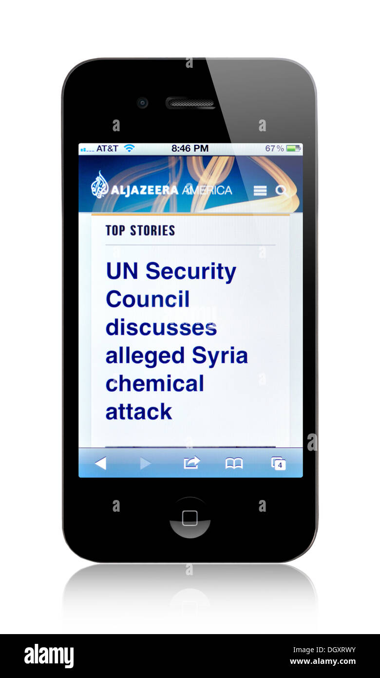Aljazeera website hi-res stock photography and images - Alamy
