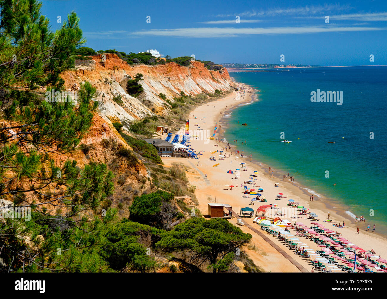 Portugal, the Algarve, Praia da Falésia beach Stock Photo - Alamy