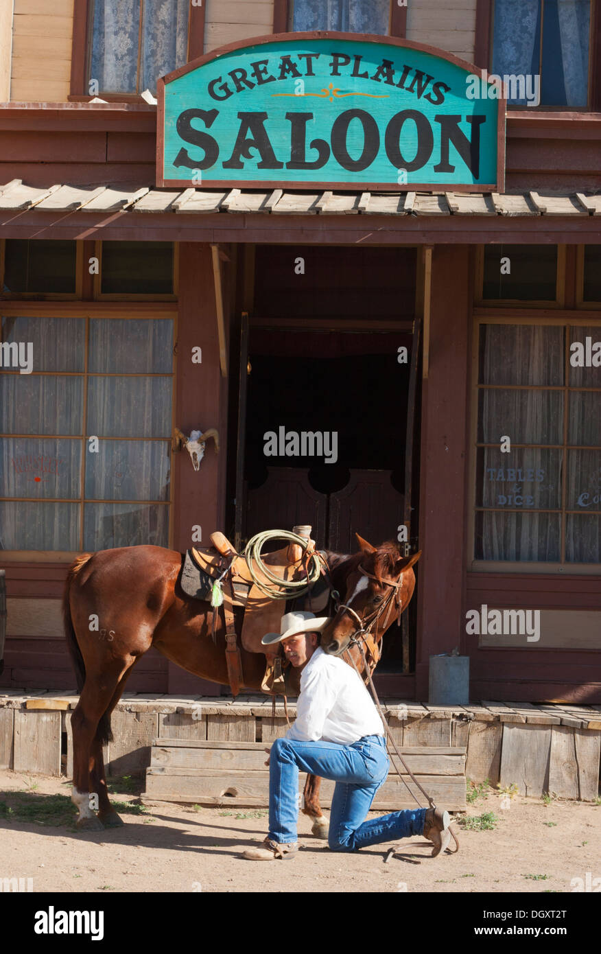 Old Western Saloon Outside