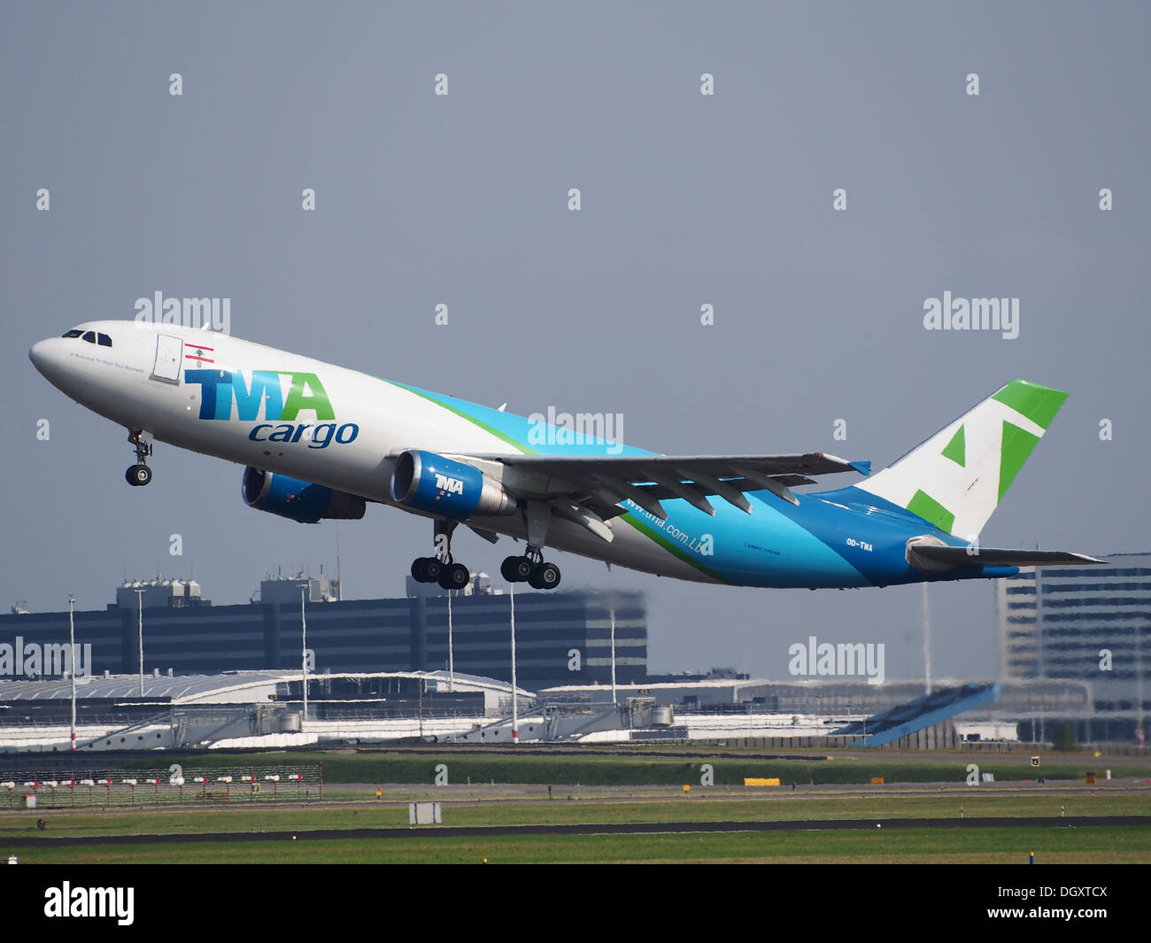 The Airbus A300B4-622R(F) (OD-TMA) is a cargo aircraft operated by TMA ...