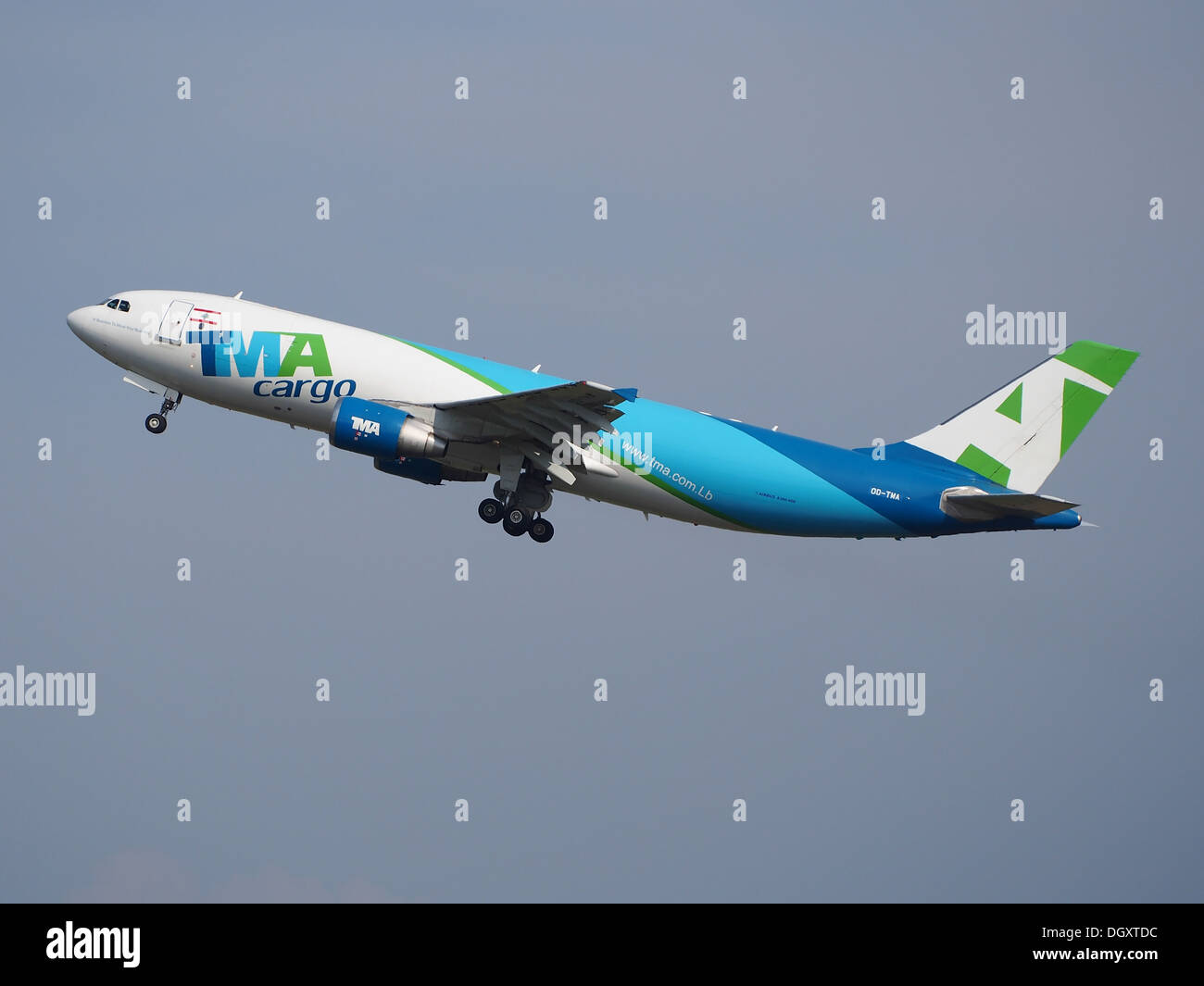 The OD-TMA TMA Cargo Airbus A300B4-622R(F) is a cargo aircraft seen ...