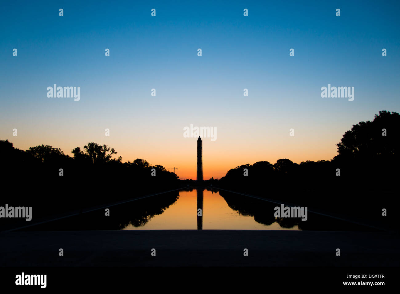 Washington monument silhouette hi-res stock photography and images - Alamy