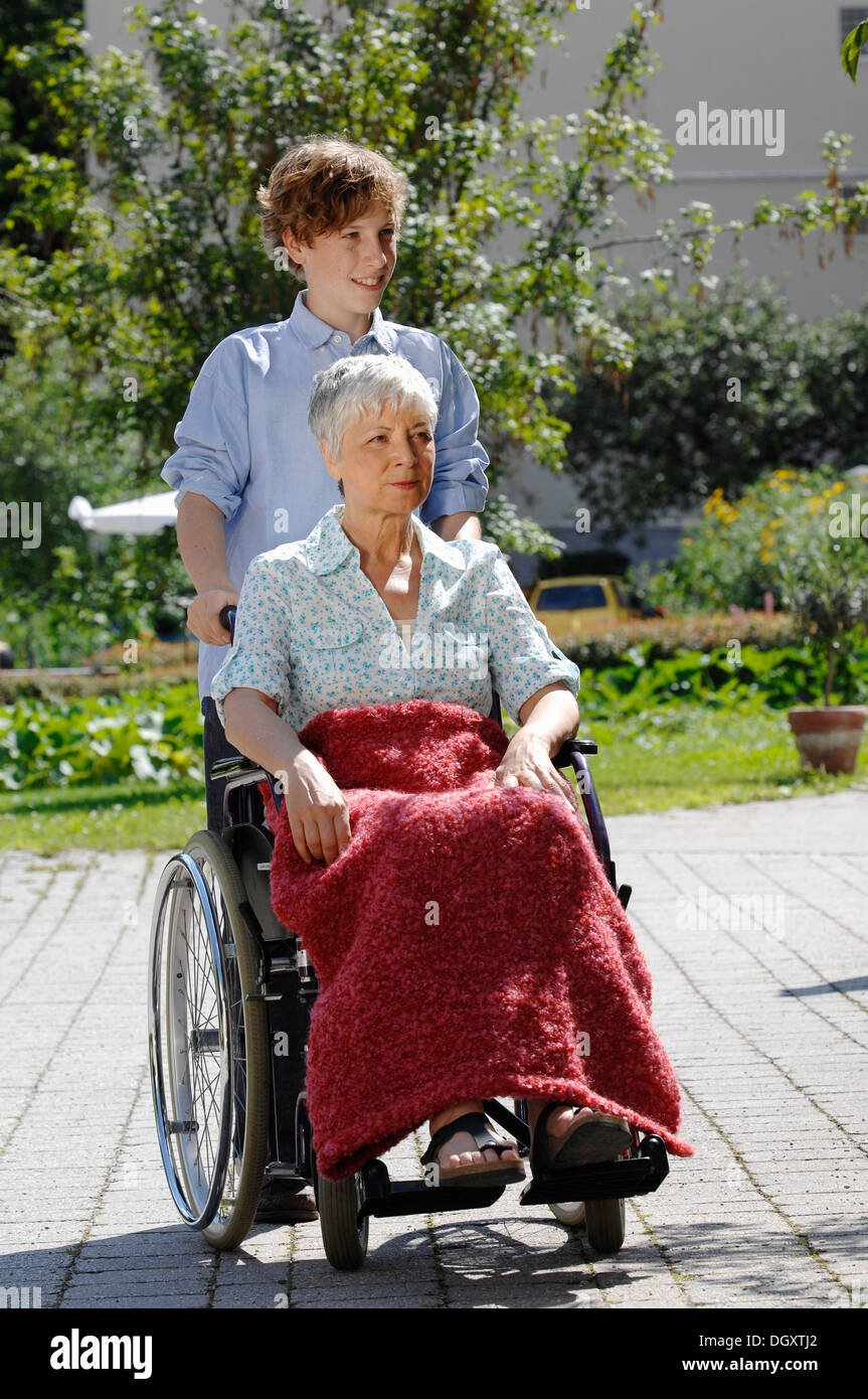 Woman wheel chair wheelchair disability disabilities hi-res stock ...