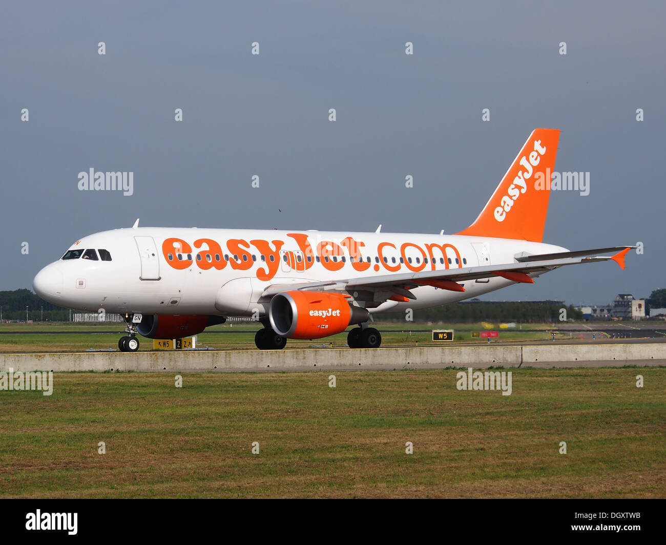 The G-EZGN easyJet Airbus A319-111, with serial number 4781, is ...