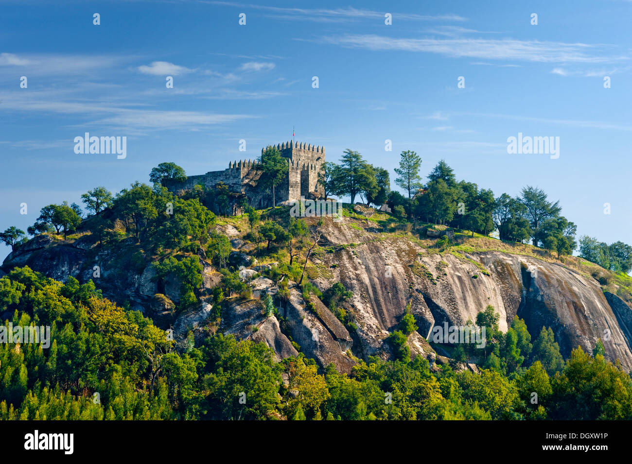Portugal, the Minho, Castelo da Póvoa de Lanhoso castle Stock Photo - Alamy