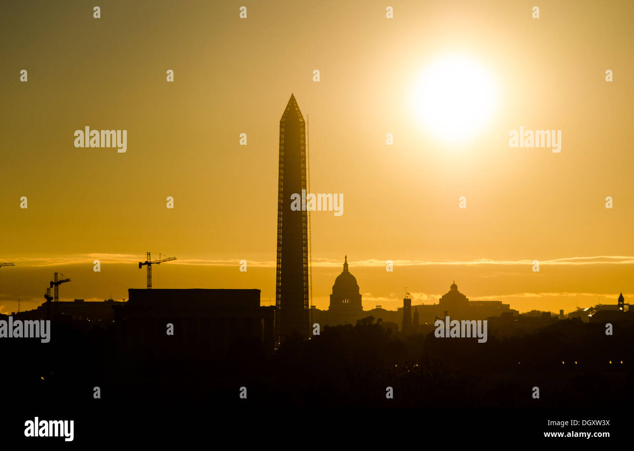 Washington dc landmarks hi-res stock photography and images - Alamy