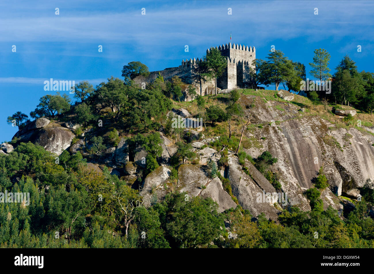 Portugal, the Minho, Castelo da Póvoa de Lanhoso castle Stock Photo - Alamy