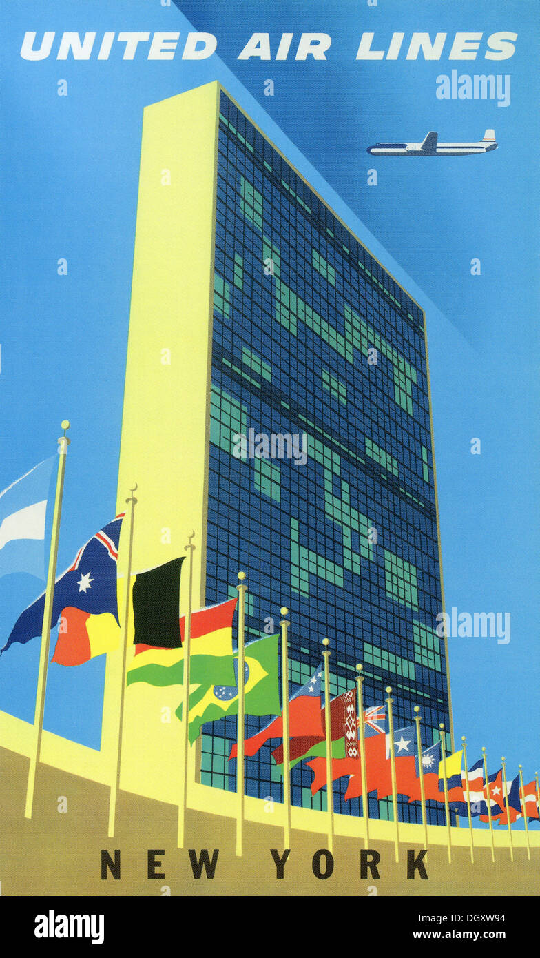 Vintage United Airline Posters