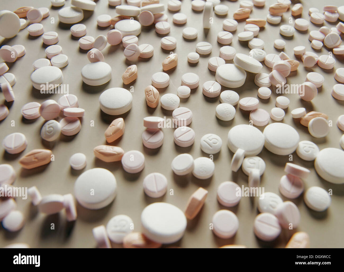 Many different tablets Stock Photo - Alamy
