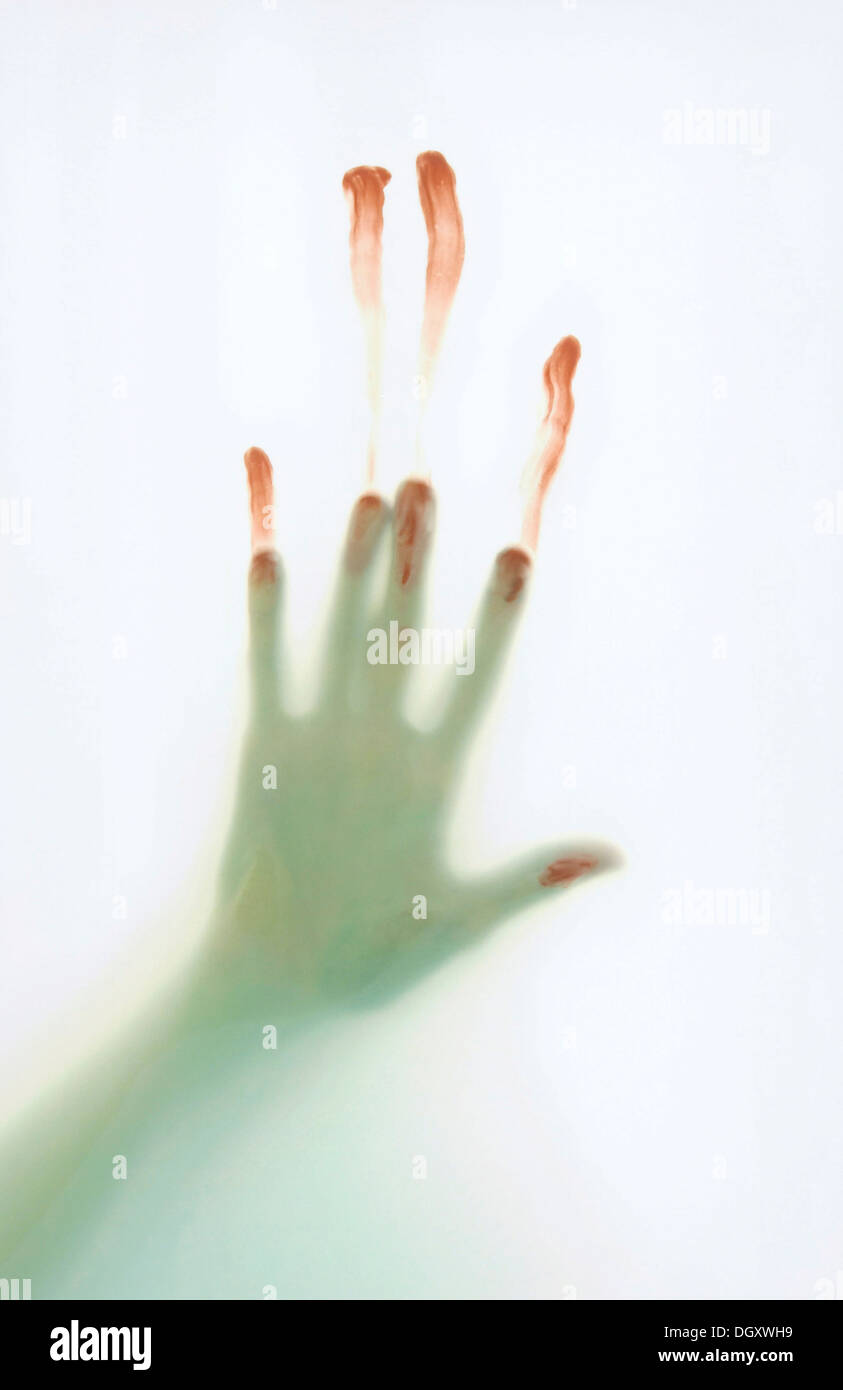 Bloodied hands hi-res stock photography and images - Alamy