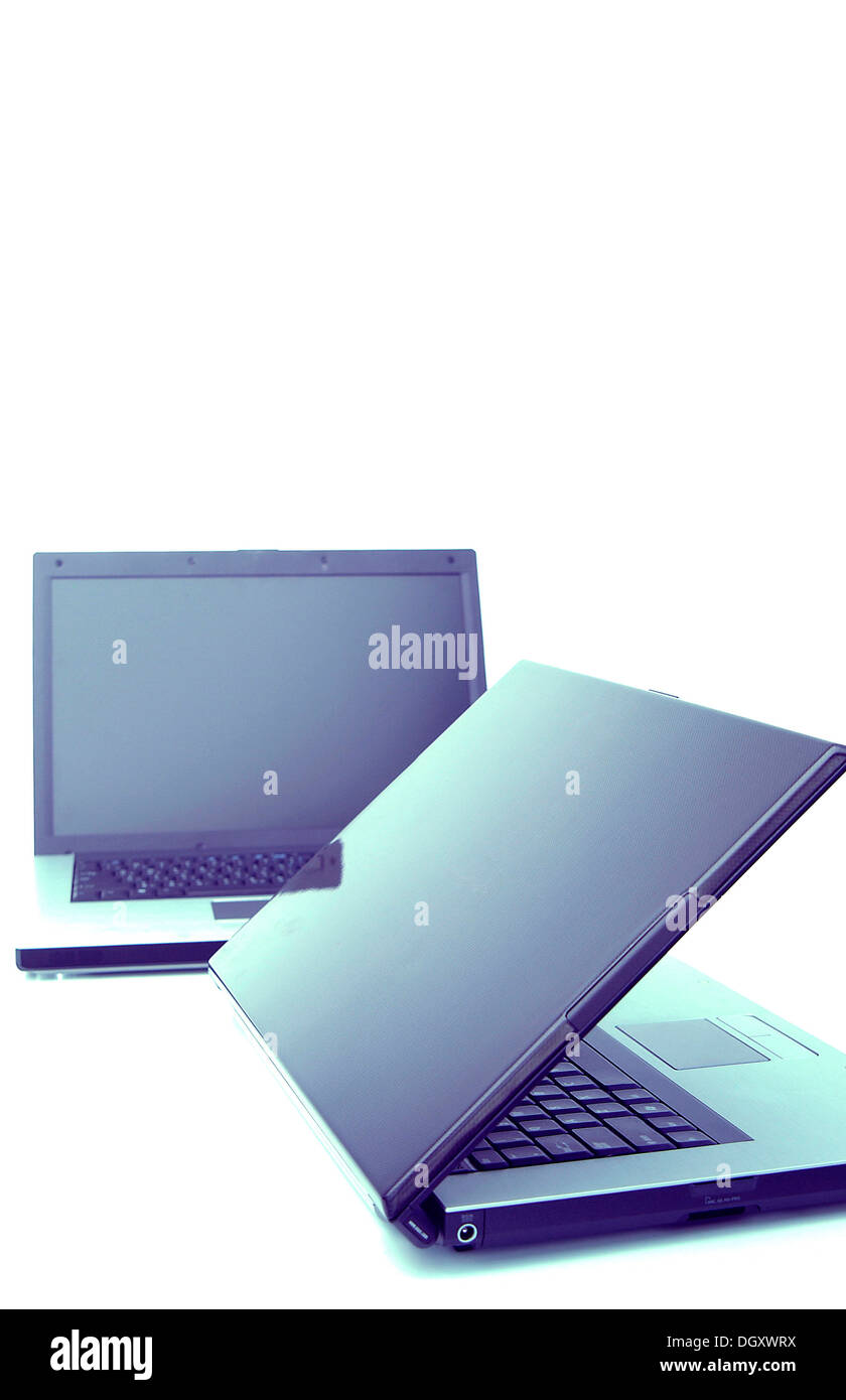 2 laptops hi-res stock photography and images - Alamy