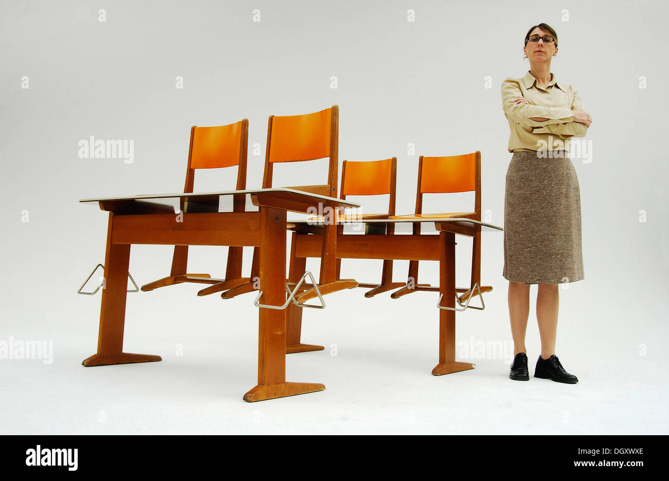 Strict middle aged woman hi-res stock photography and images - Alamy