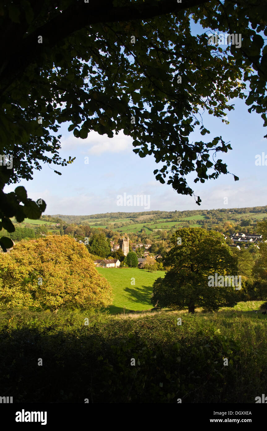 Village of Batheaston Somerset England UK with church of Saint John the ...