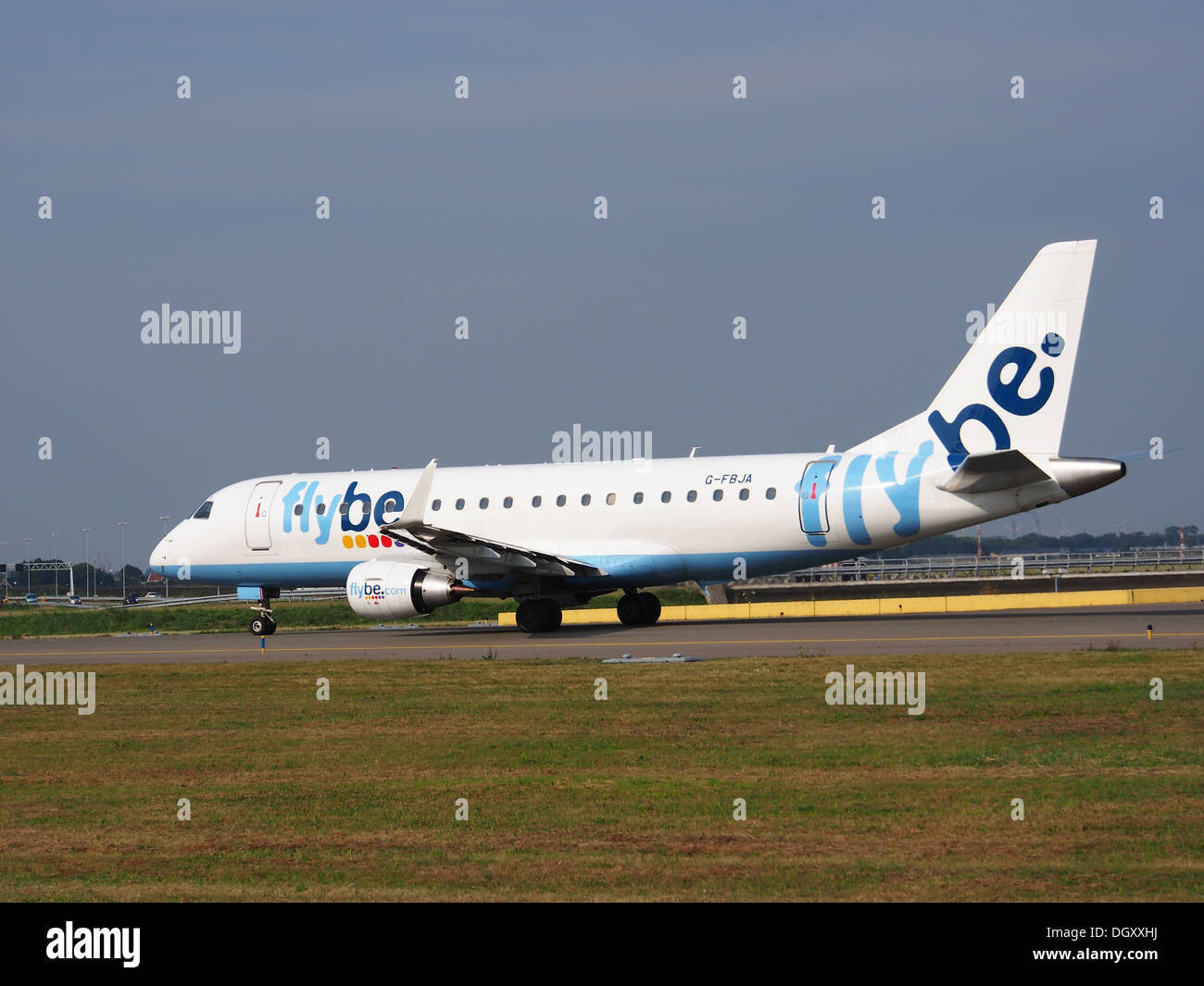 The Flybe Embraer ERJ-175STD (ERJ-170-200) with registration G-FBJA is ...