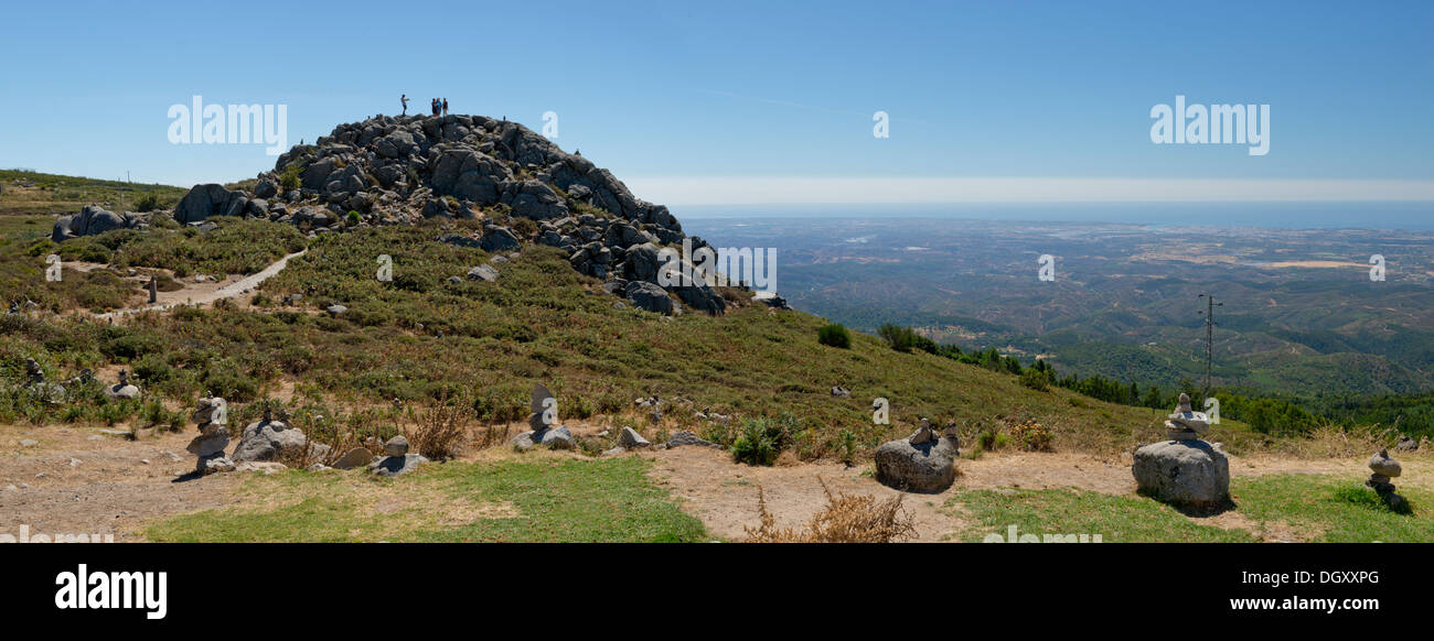 Portugal, the Algarve, Monchique, the view from Foia Stock Photo - Alamy
