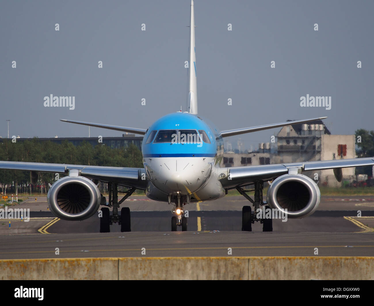The Embraer ERJ-190STD (ERJ-190-100) with registration PH-EZT, operated ...