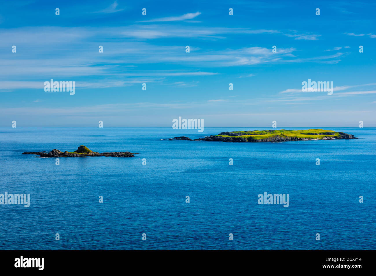 Remote Island At The Coast Of Scotland Stock Photo - Alamy