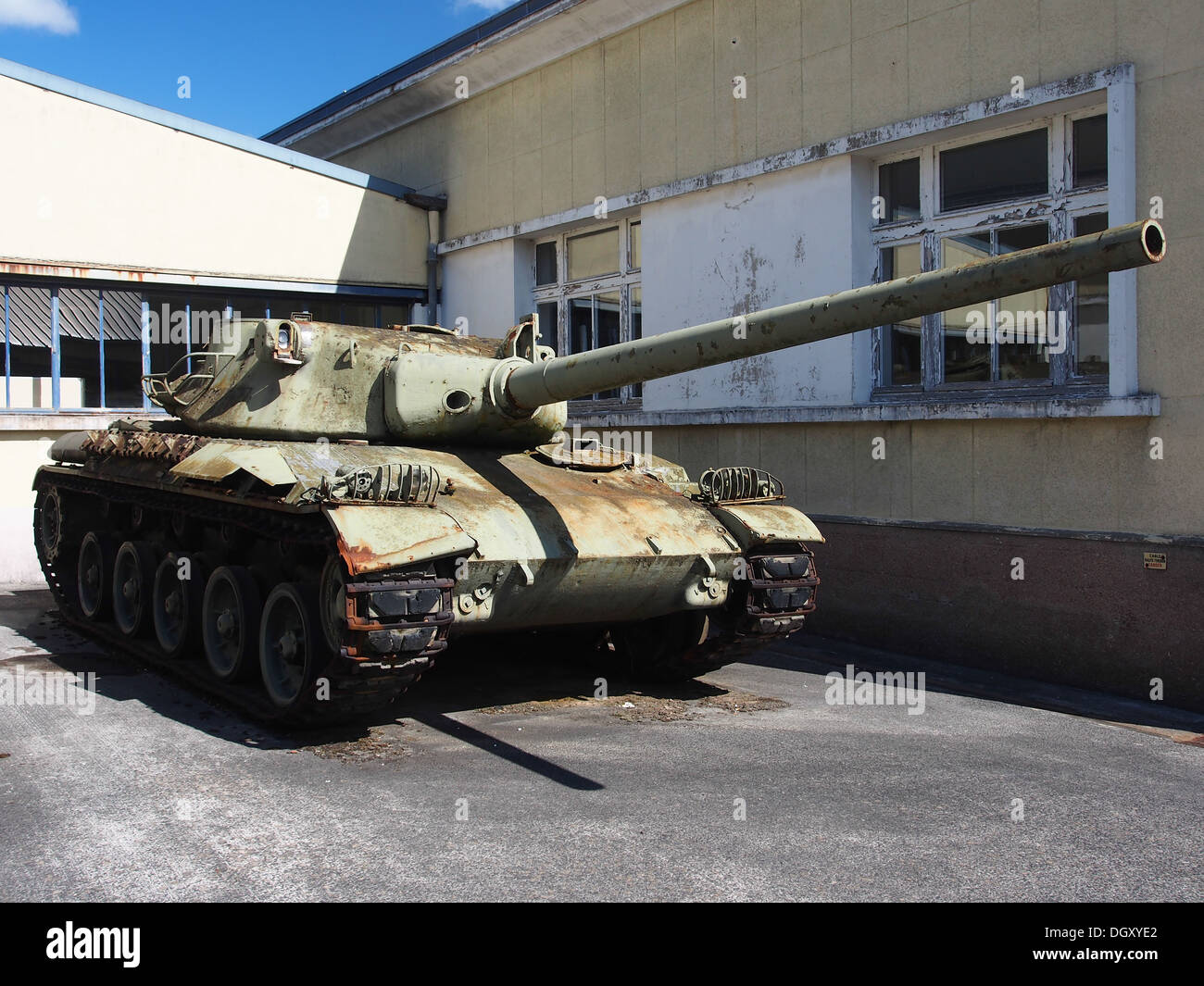 The AMX 30 prototype, displayed at the Tank Museum in Saumur, France ...