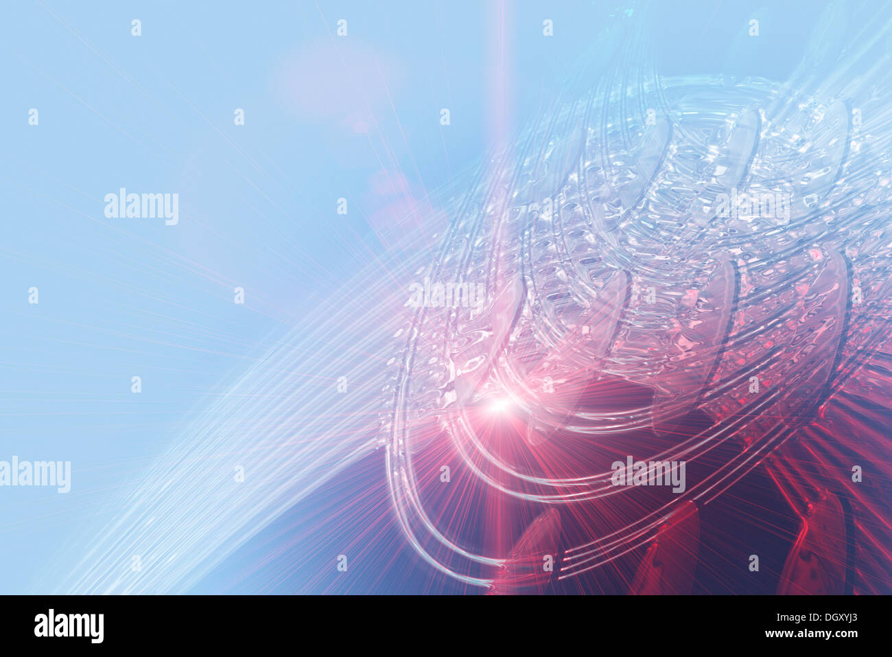 Futuristic technology wave background design with lights Stock Photo ...