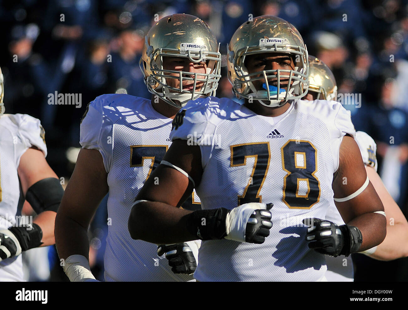 Colorado Springs, Colorado, USA. 26th Oct, 2013. Notre Dame offensive ...