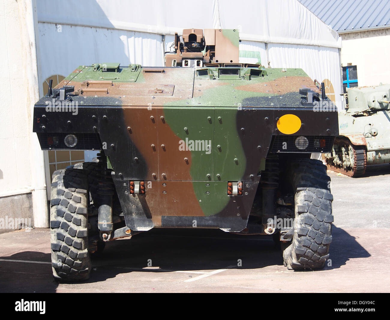 The VBCI, a French infantry fighting vehicle, is displayed at the Tank ...