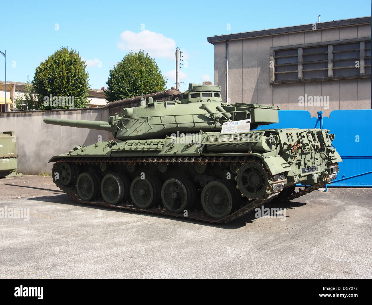 AMX 30B in the tank museum, Saumur, France, pic-1 Stock Photo - Alamy