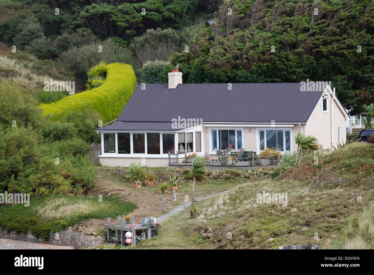 bungalow Jersey Channel Islands Stock Photo - Alamy bungalow Jersey Channel Islands Stock Photo - Alamy