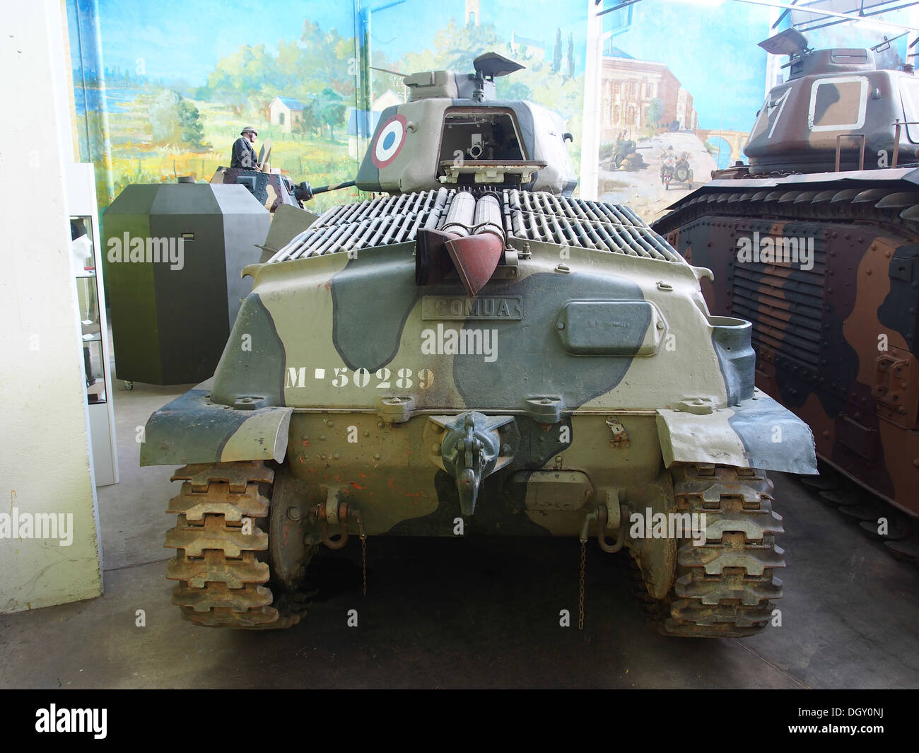 The SOMUA S 35 is a French medium tank displayed at the Musée des ...