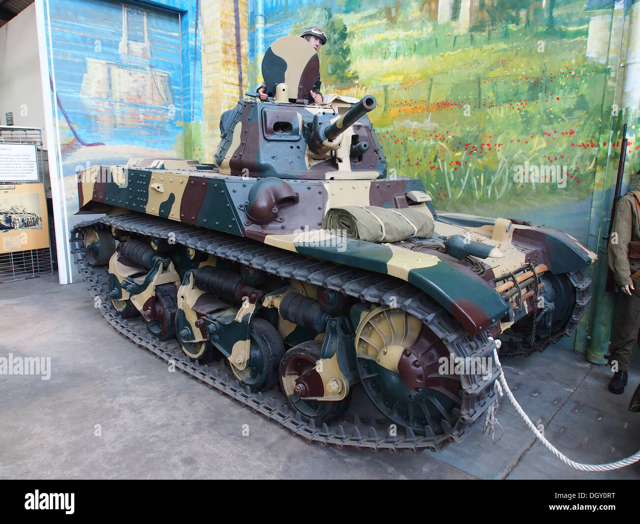 The AMC 35, a French infantry tank from the early years of WWII, is ...
