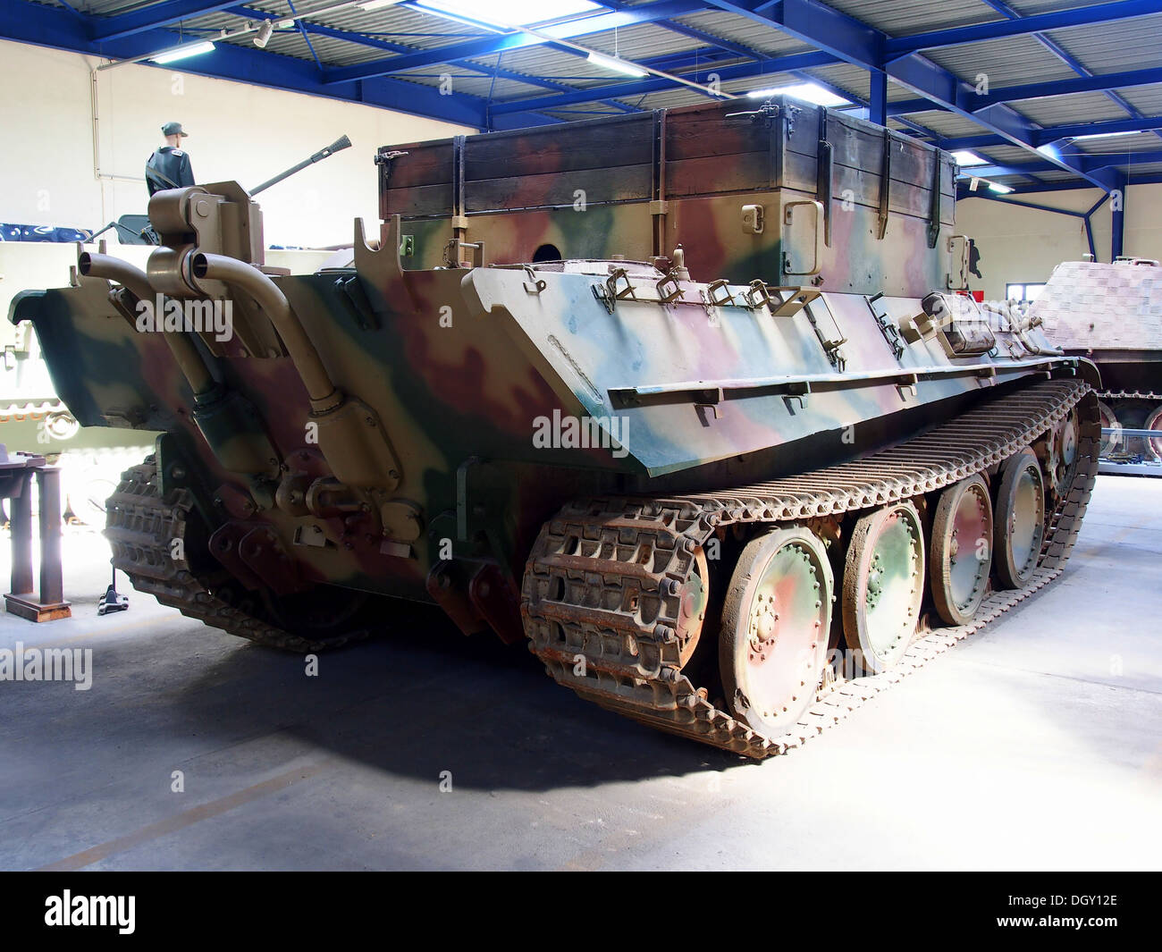 The SdKfz 179 Bergepanther is a German recovery vehicle used during ...