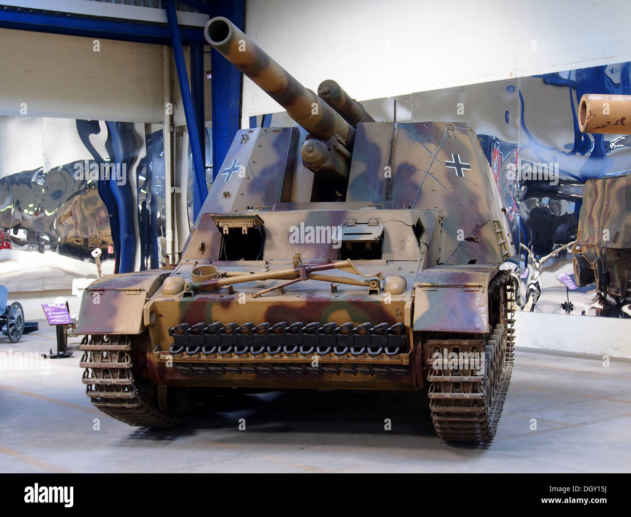 The SdKfz 165 Hummel is a German self-propelled artillery piece used ...