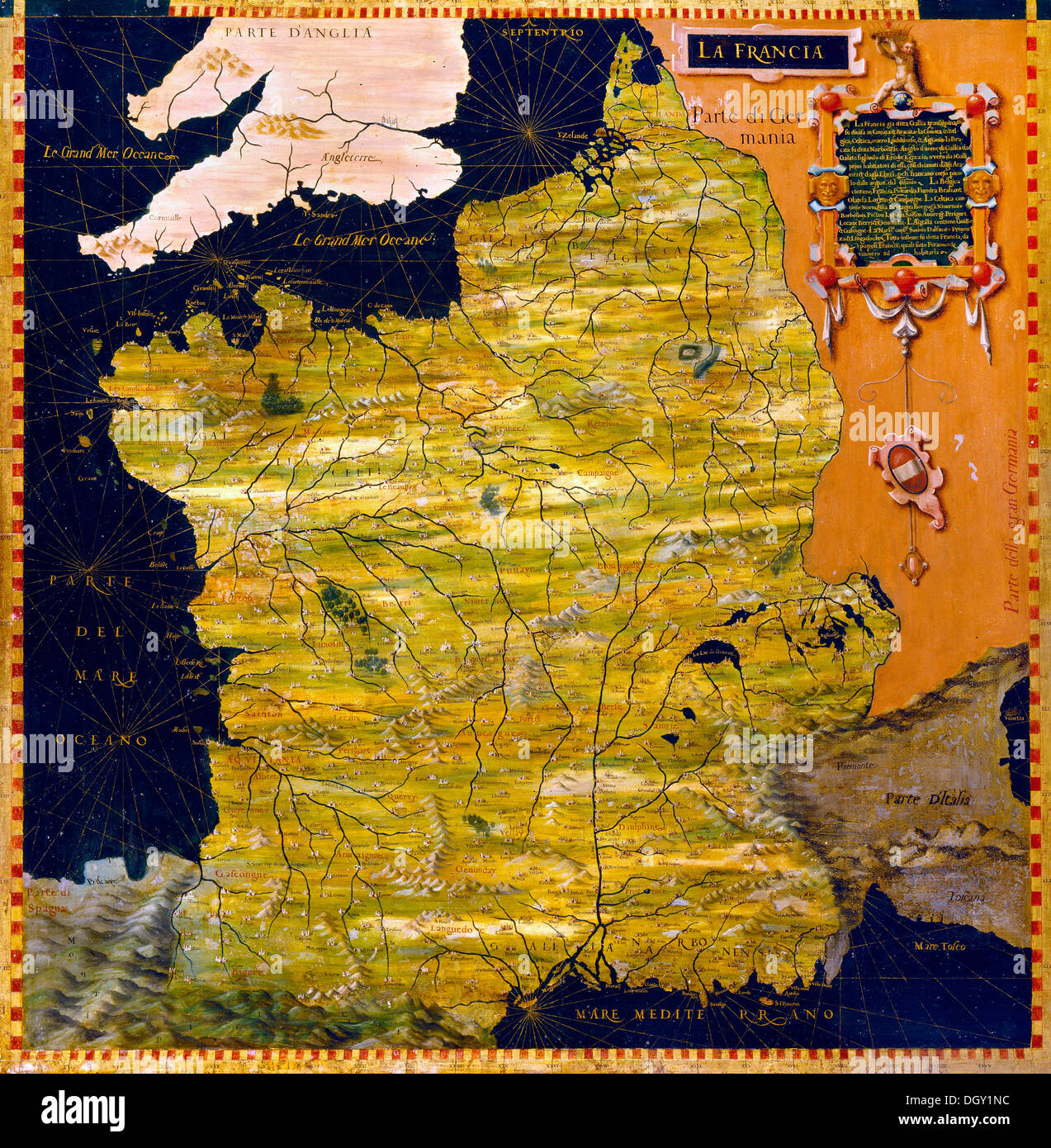 Stefano Bonsignori, France 1576 Oil painting on wood. . Palazzo Vecchio ...