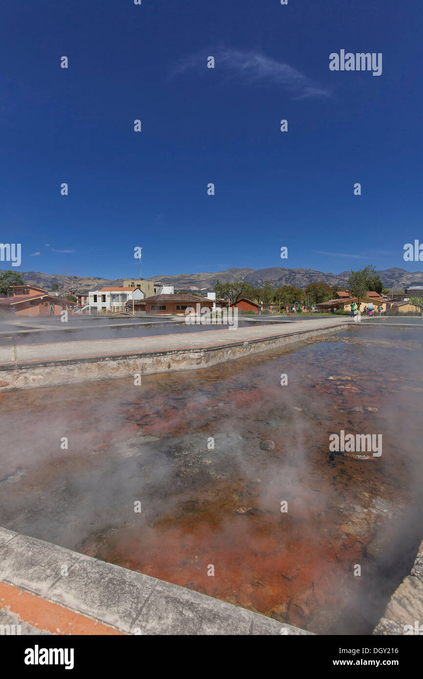 Baños del Inca thermal baths, Cajamarca, Peru, South America Stock ...