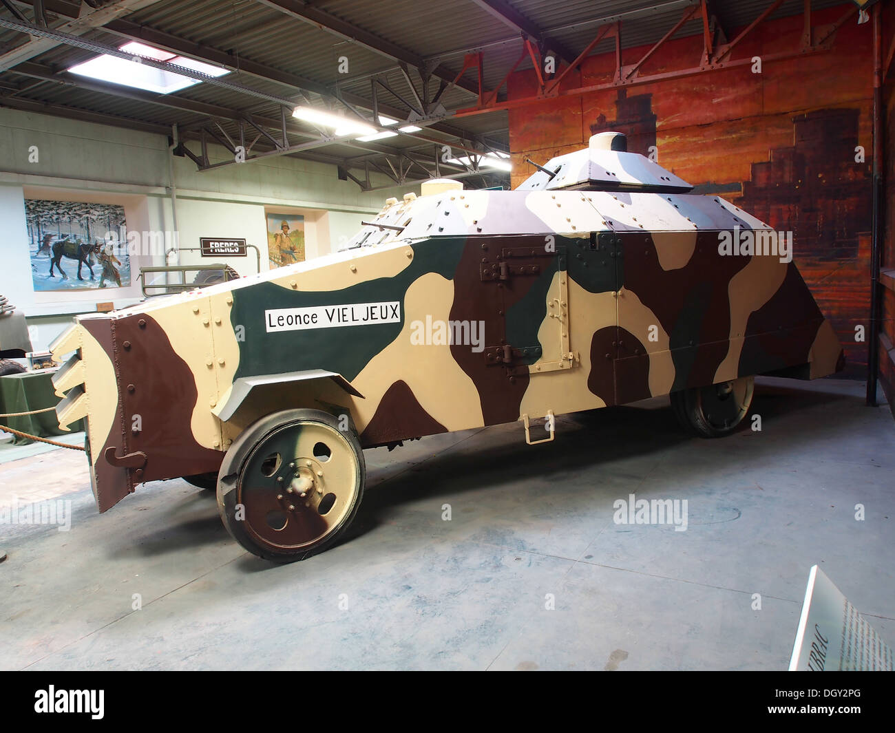 The Leonce Vieljeux is a French military vehicle exhibited at the Tank ...