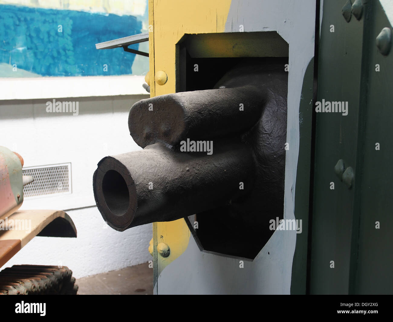 The Schneider CA1, displayed at the Tank Museum in Saumur, France, is ...