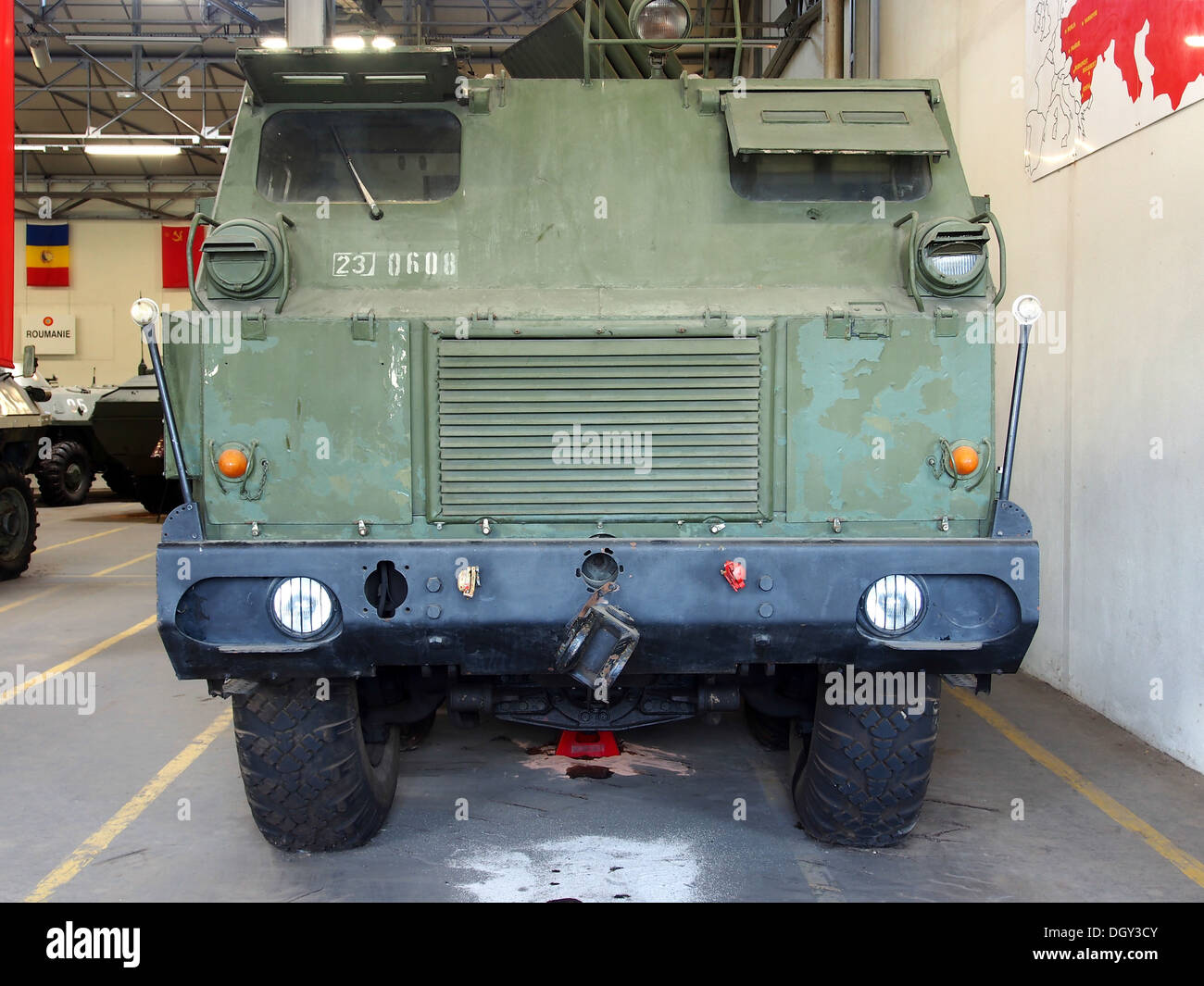 The RM70 T is a military vehicle on display at the Tank Museum in ...