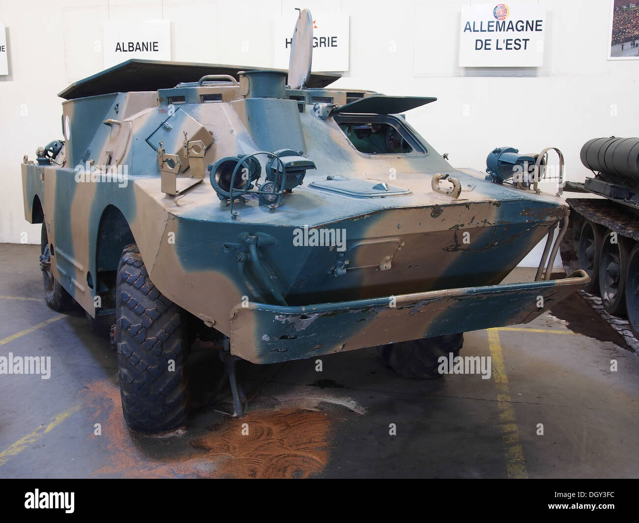 The 1966 BRDM-2, an amphibious armored reconnaissance vehicle, is ...