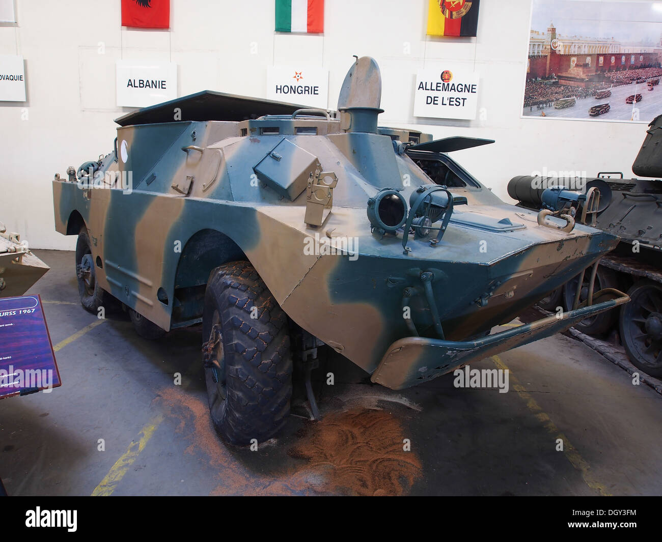The 1966 BRDM 2, displayed at the Tank Museum in Saumur, France, is a ...