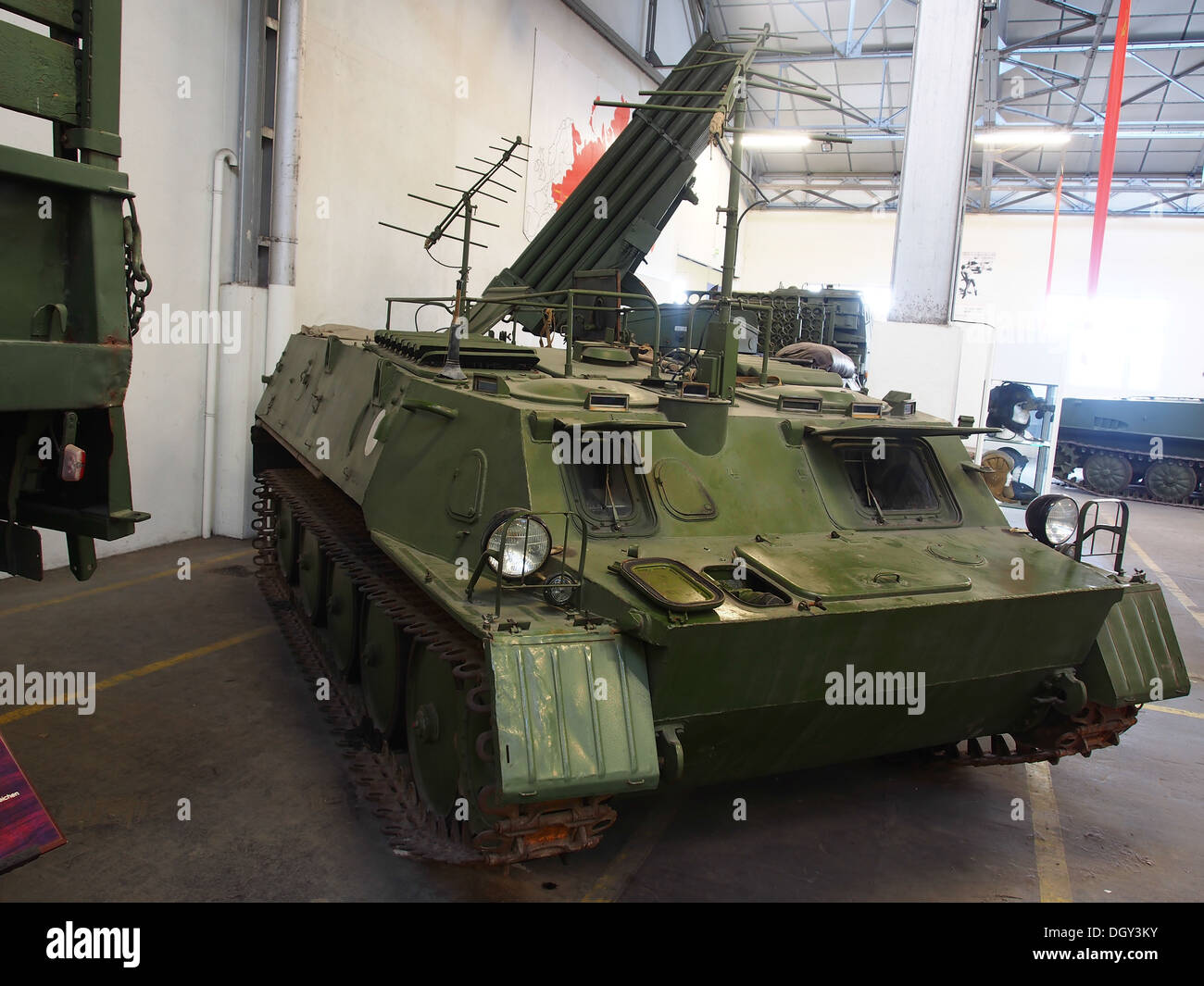 The GT-MU SPR-1 is a tracked military vehicle displayed at the Tank ...