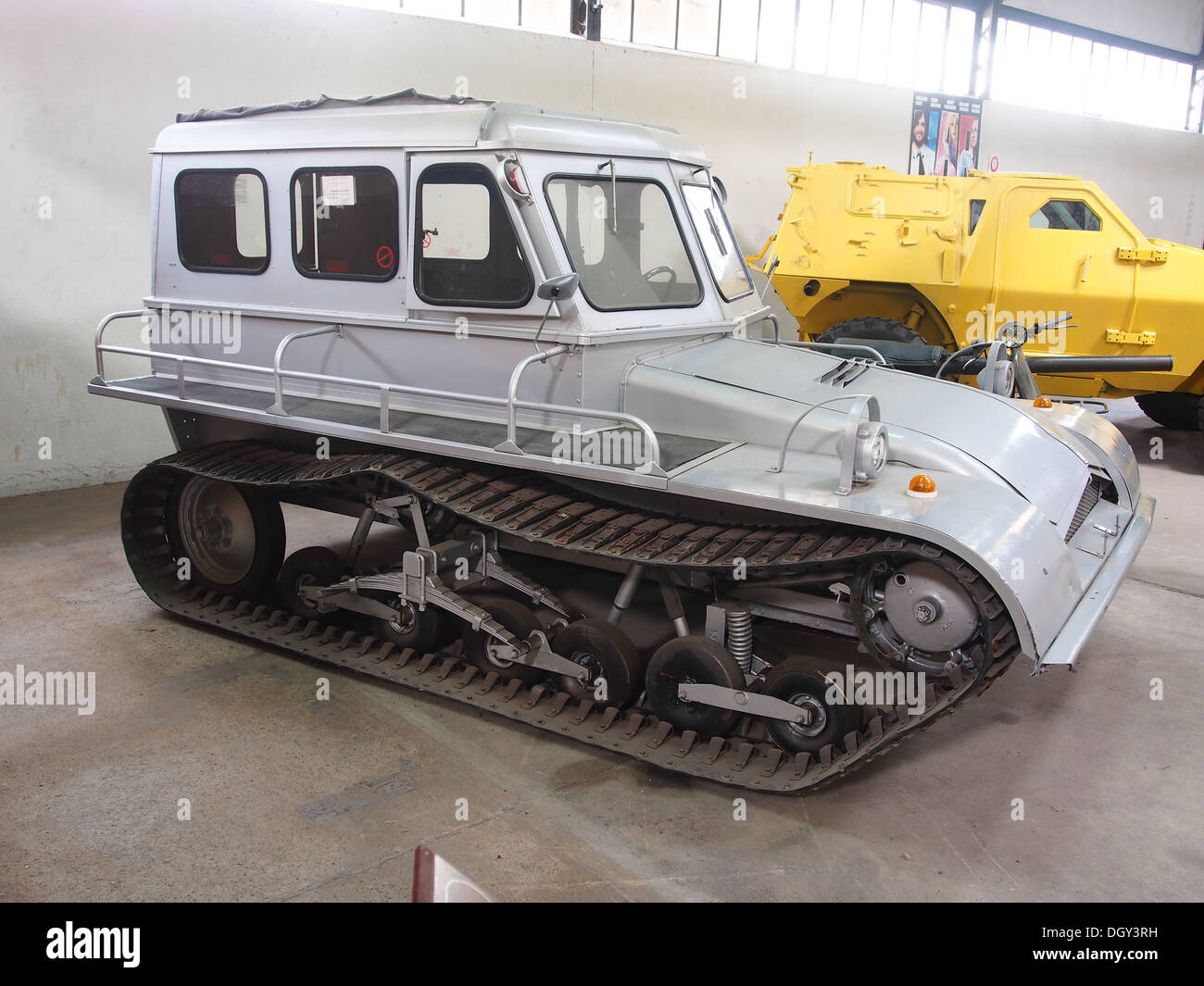 The Swedish Snow Track is a military vehicle displayed in the Tank ...