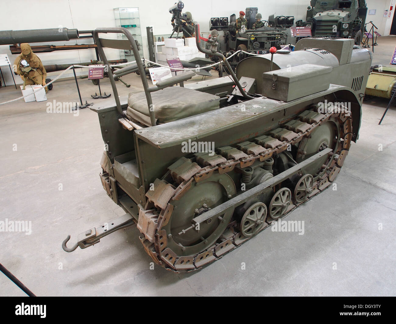The Issoise Infantry Tractor is an armored vehicle displayed at the ...