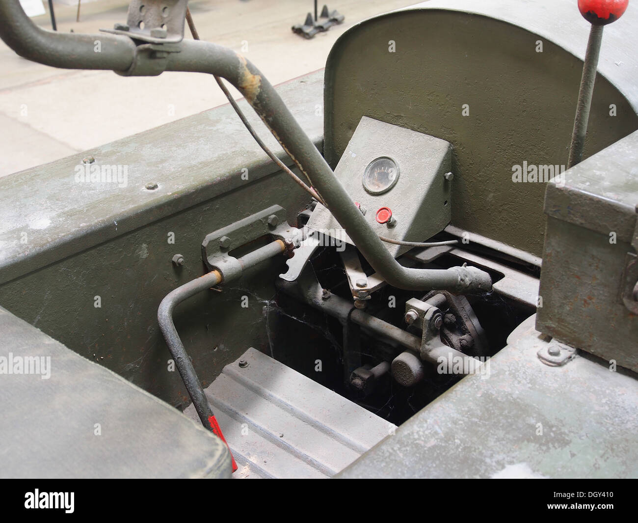 The Issoise Infantry Tractor is displayed at the Tank Museum in Saumur ...