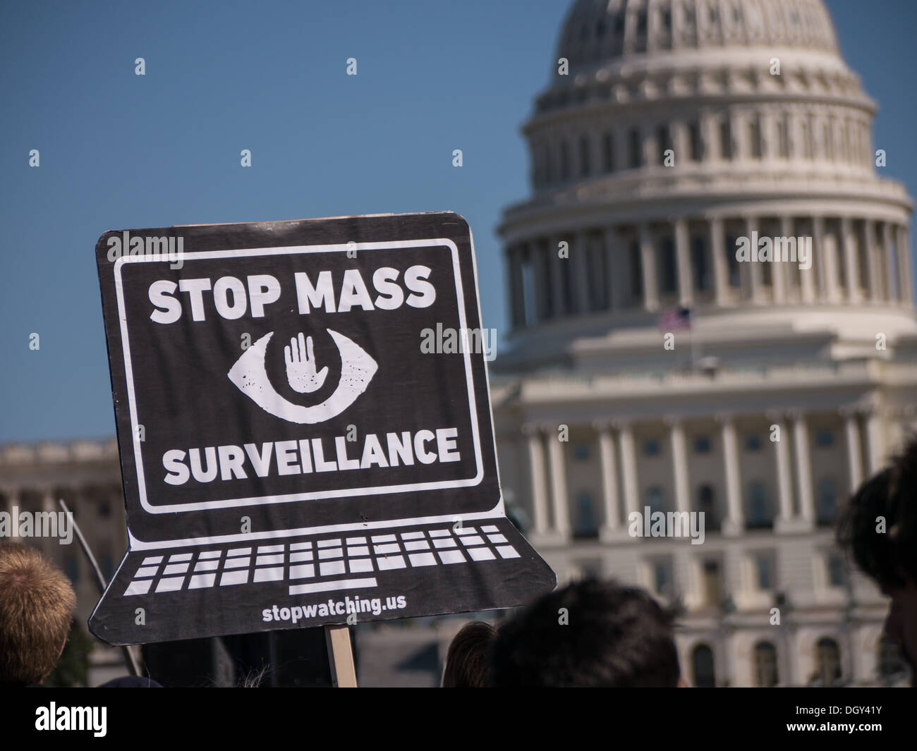 Stop watching us rally hi-res stock photography and images - Alamy