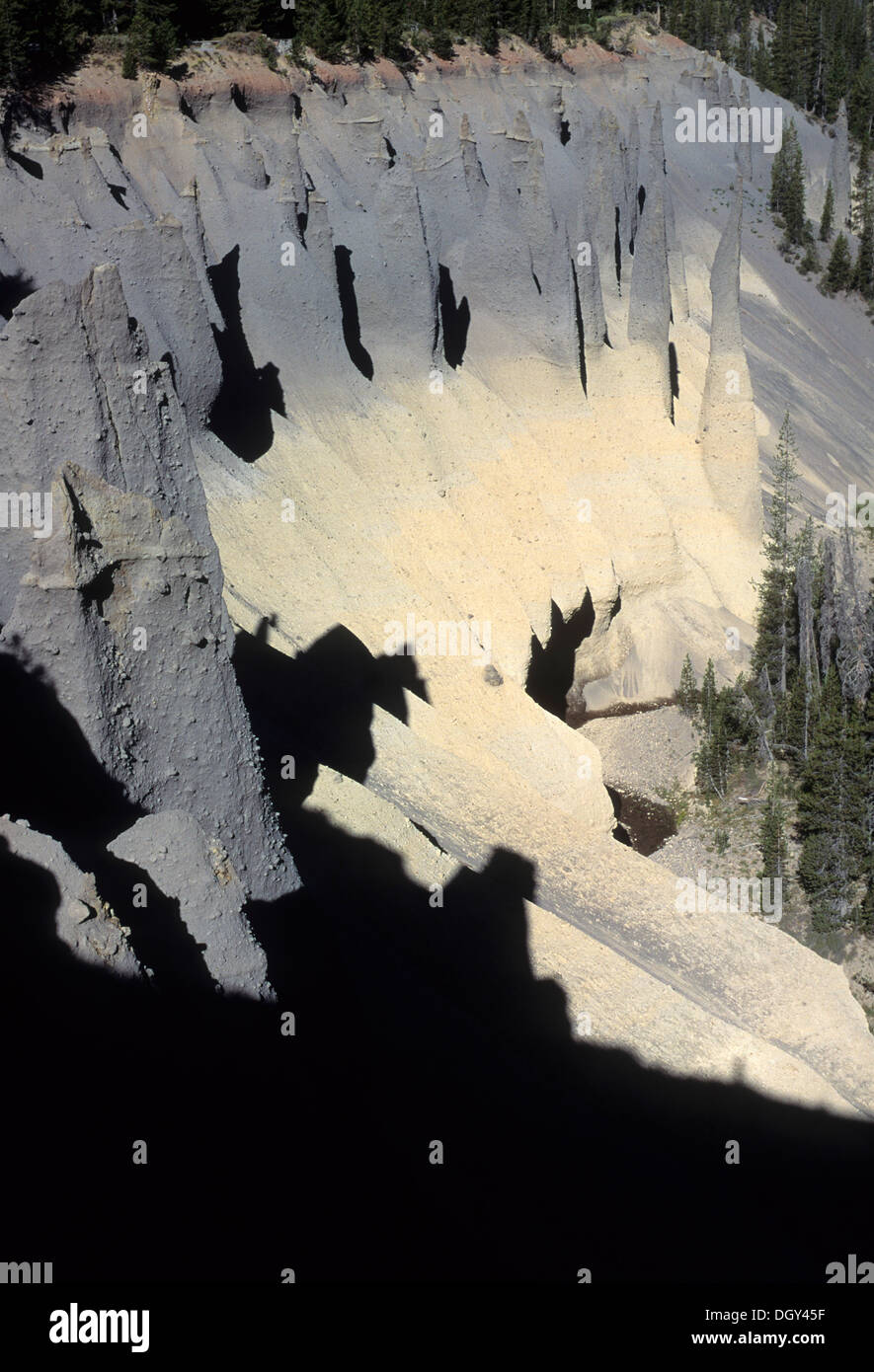 Pinnacles, Crater Lake National Park, Oregon Stock Photo - Alamy