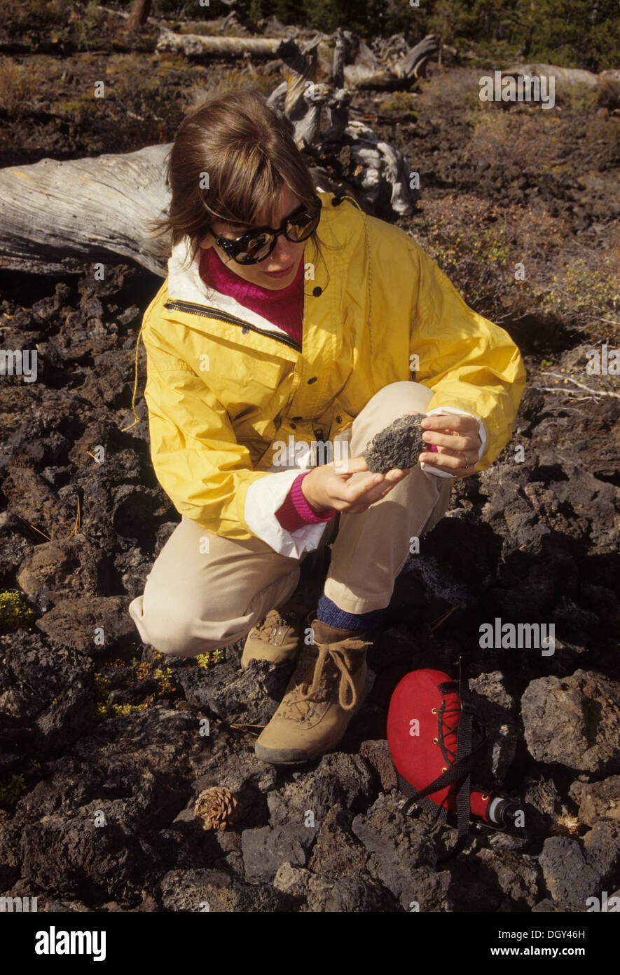 Lava flow at Lava Cast Forest, Newberry National Volcanic Monument ...