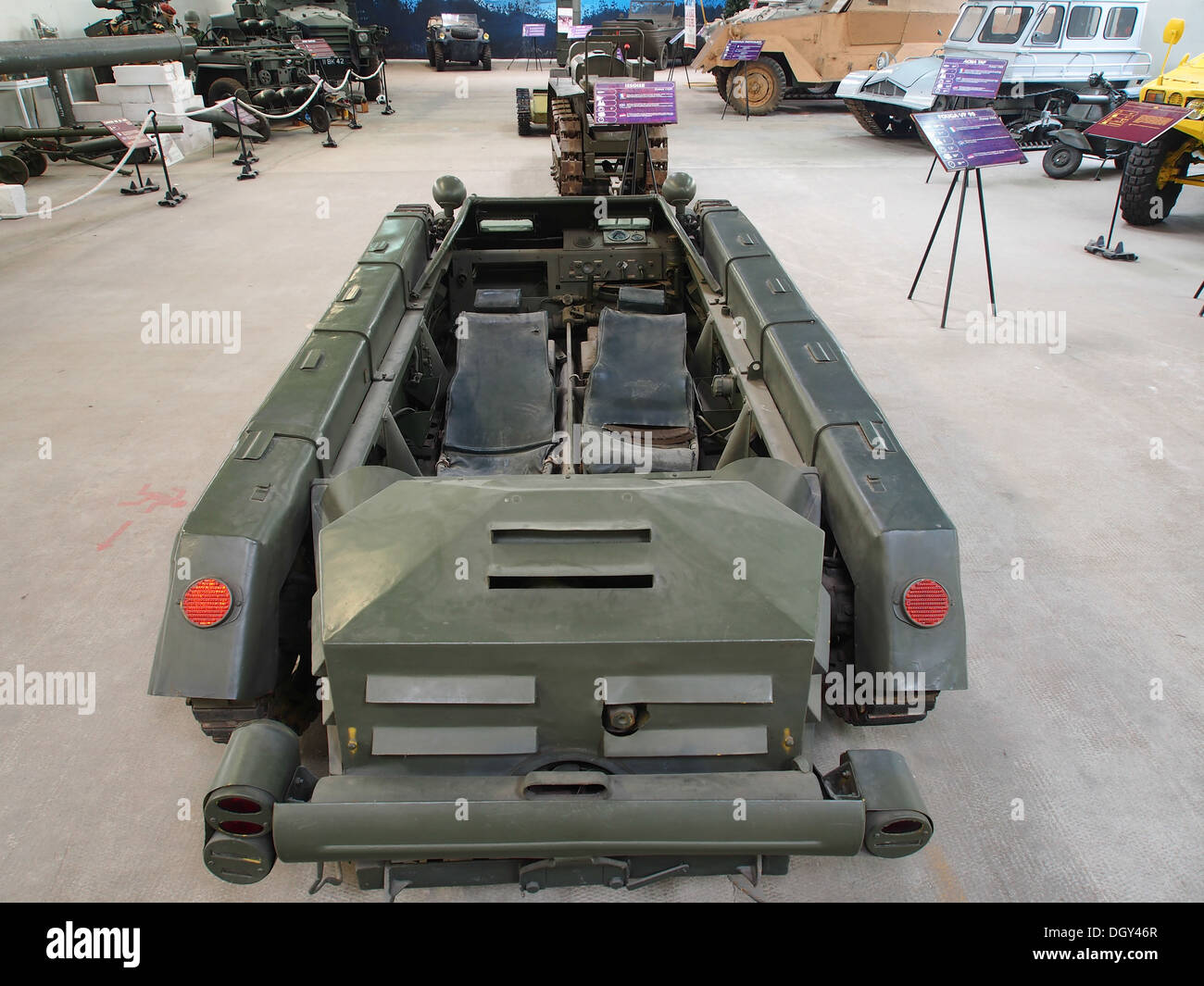 The 1955 Fouga VP 90 is a French armored vehicle displayed at the Tank ...