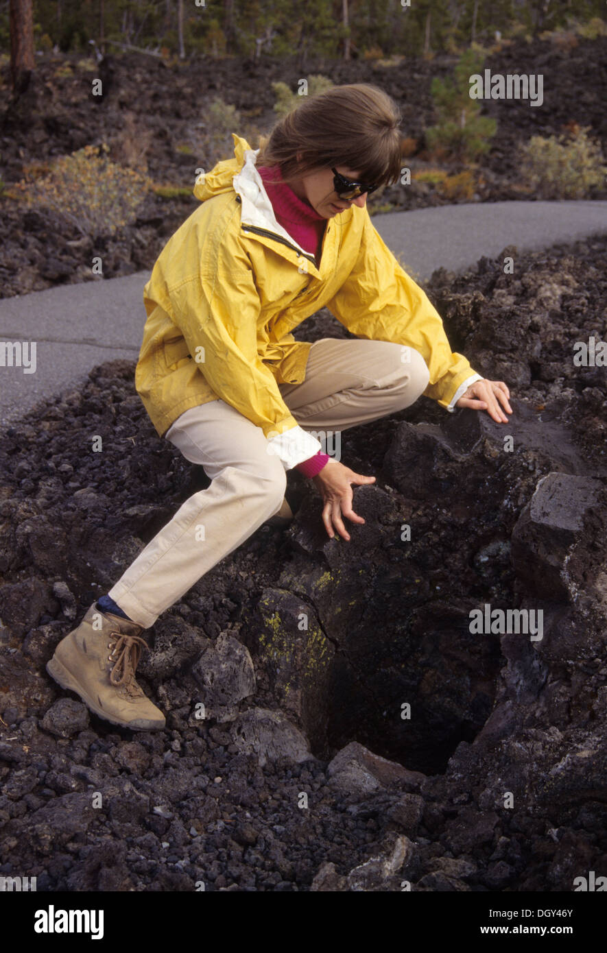 Lava cast-Lava Cast Forest Trail, Newberry National Volcanic Monument ...